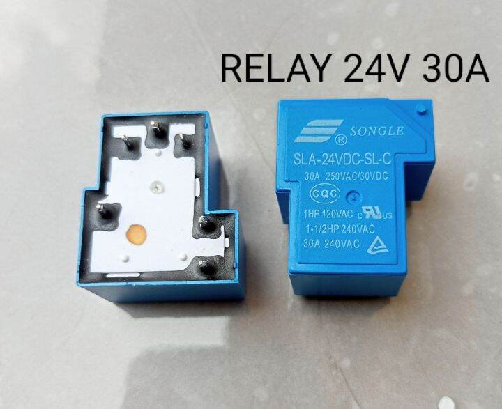 RELAY KODOK 24V 30A 6PIN RELAY SONGLE 24V 30A RELAY KODOK 24 VOLT 30A ...