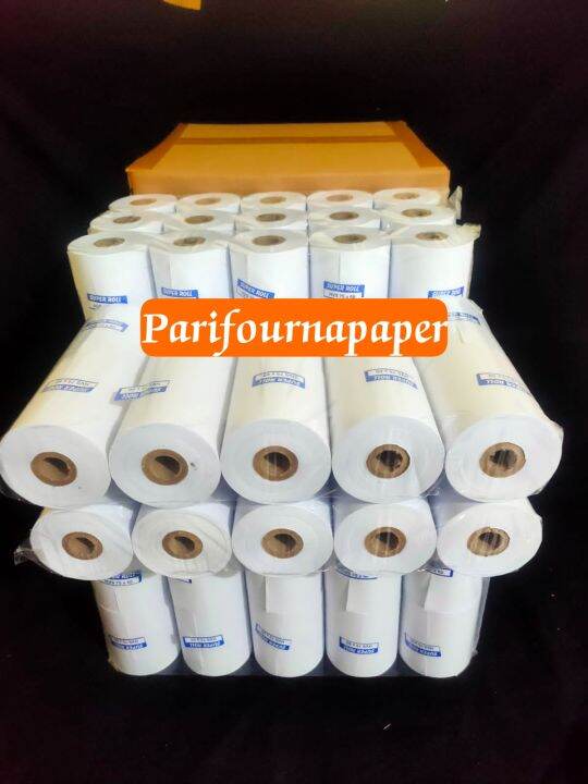 Kertas struk HVS 1 play 75x60mm struk kasir Paket 10 Roll | Lazada ...