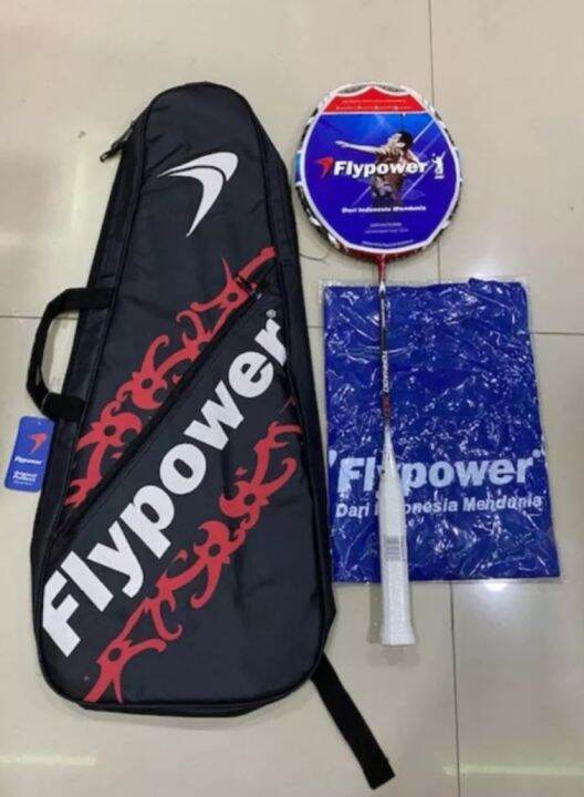 Raket Flypower Badminton Tornado 800 Original Bonus Tas BG 66 Original ...
