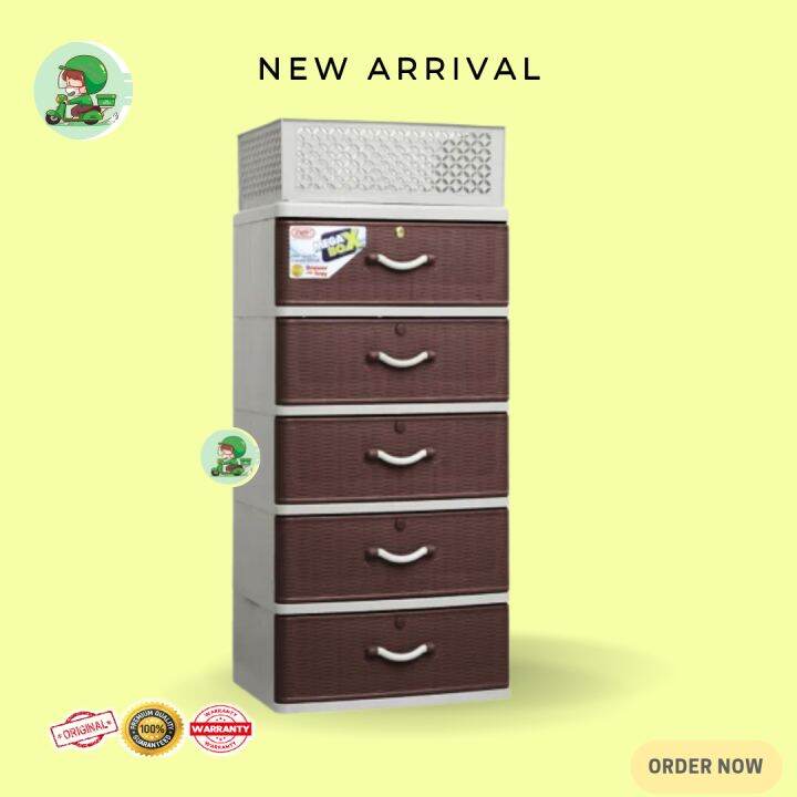 Zooey Mega Box Drawer 5 Layer Stock No. 399-5L | Lazada PH