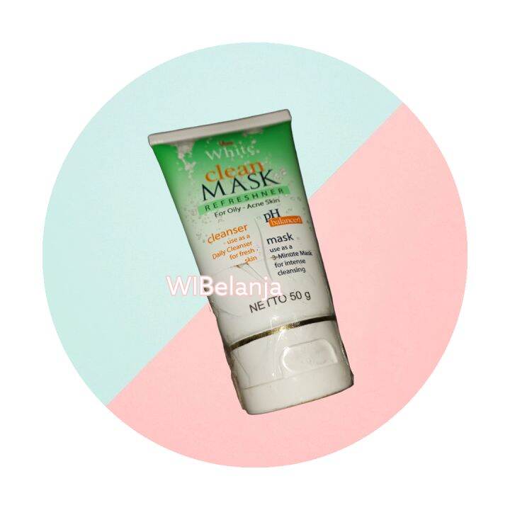 VIVA White Clean Mask Refreshner For Oily - Acne Skin | Lazada Indonesia