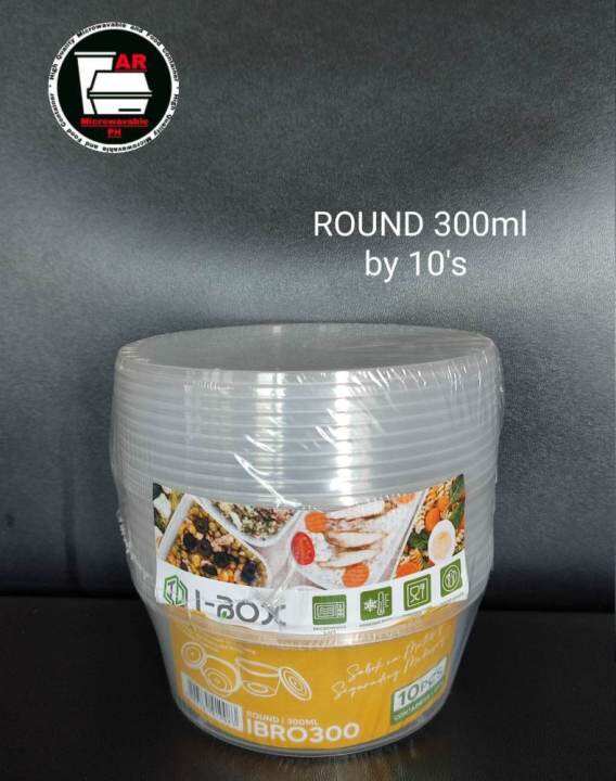 Round 300ml / Microwavable plastic container / Microwavable food ...