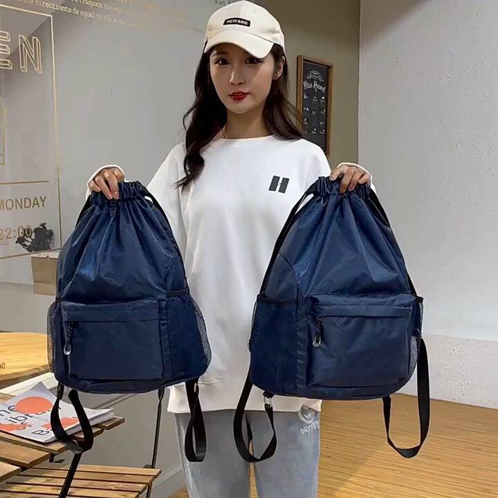 Balo dây rút thể thao chống nước có ngăn đựng bóng sức chứa lớn thiết ...