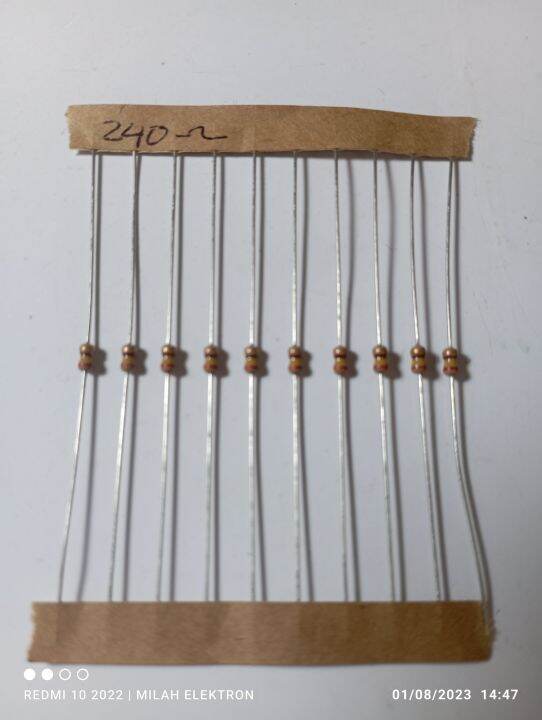 10pcs resistor 240 Ohm 1/8watt | Lazada Indonesia
