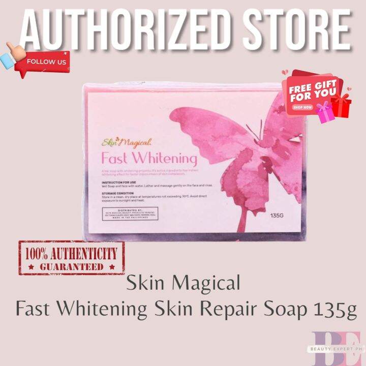 SKIN MAGICAL Fast Whitening Skin Repair Soap 135g | Lazada PH