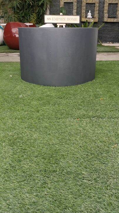 REX FP23 Black Bench Pot Fiberglass Matte Flower Pasu Bunga Garden ...