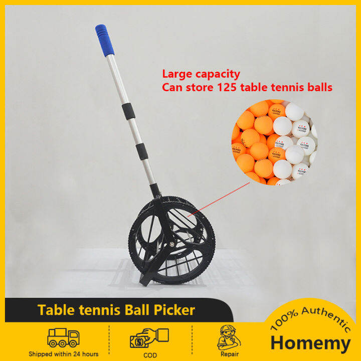 ASENVER Table tennis ball picker Portable roller table tennis ball pick ...