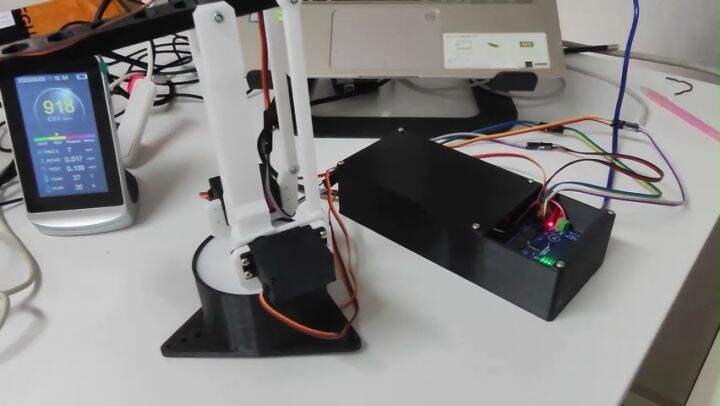 DIY Robot Arm Controller Gen 2 บอร์ดควบคุมแขนกล เซอร์โว Arduino รองรับ 16 servo พร้อม Power ...