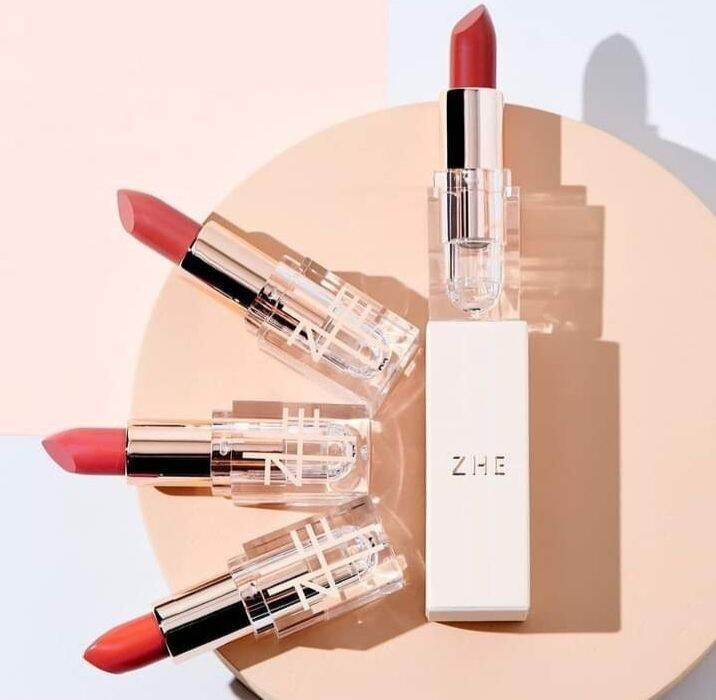 เซลล้างสต๊อก ลิปชี ลิปกึ่งแมท (แบรนด์ZHE) Zhe Lipstick | Lazada.co.th