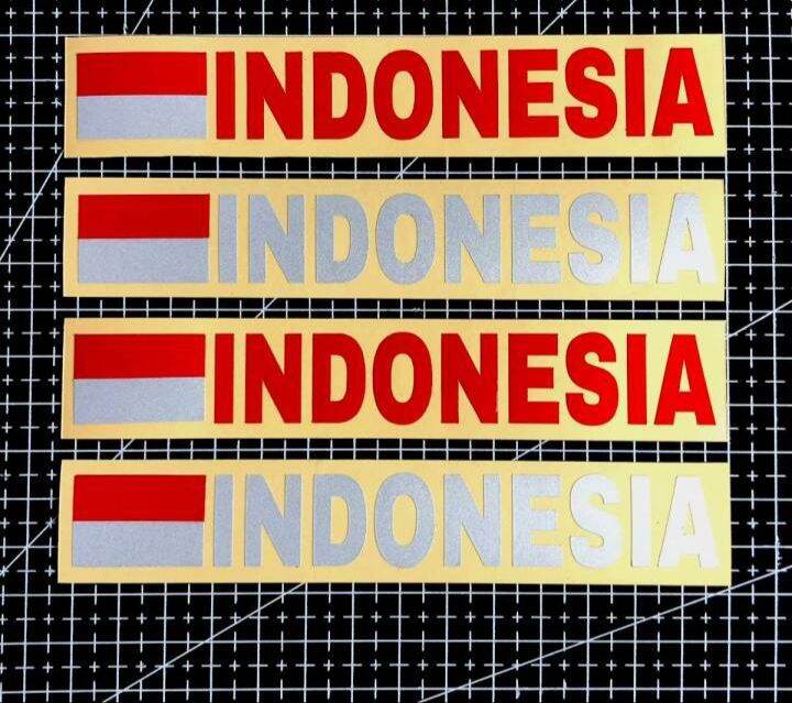 stiker cutting logo indonesia | Lazada Indonesia