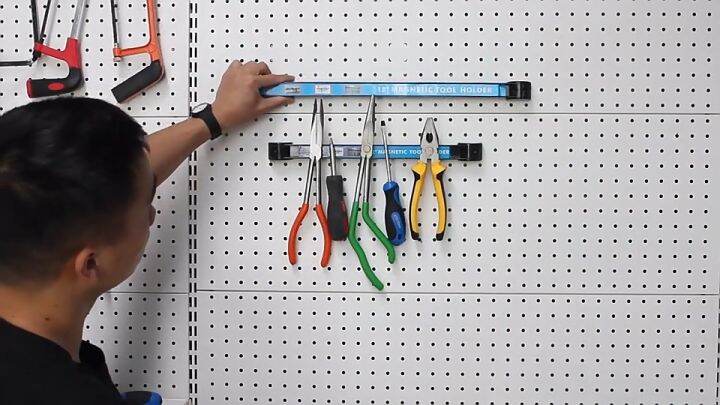 8/12/18/24" Magnetic Tool Holder Bar Racks, Metal Magnet Storage Tool ...