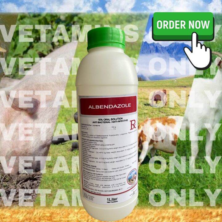 ALBENDAZOLE 15% ORAL SOLUTION | 1 LITER | VETAMINS ONLY | Lazada PH