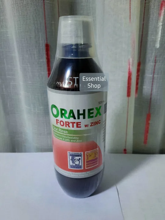 Orahex Forte w/ Zinc Mouthwash 500ml | Lazada PH