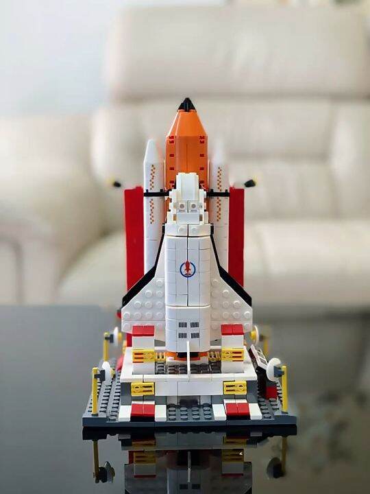 Domibro 1000Pcs Space Shuttle Building Blocks Aircraft Carrier/SWAT ...