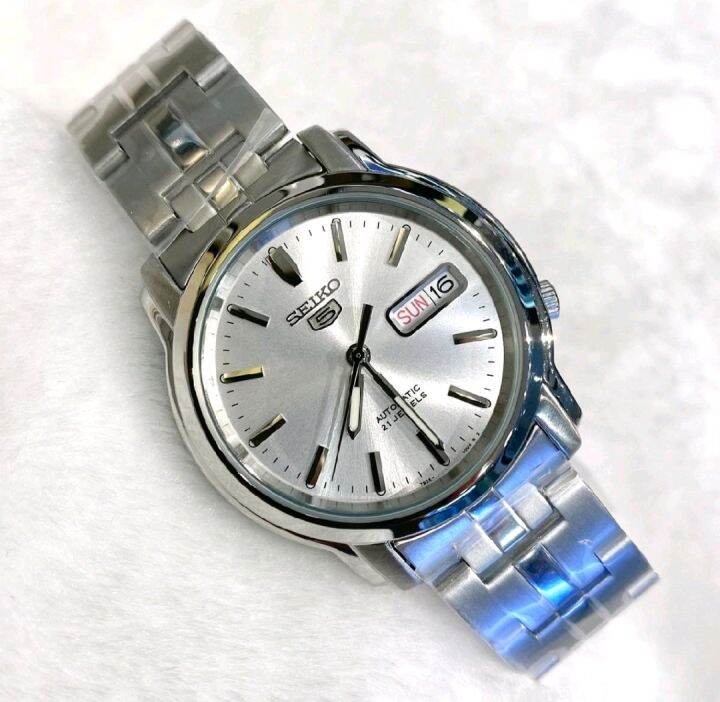 SEIKO 5 AUTOMATIC SNKK65K1 ไซโก้ นาฬิกาชาย ไม่ต้องใส่ถ่าน สายสแตนเลส ...