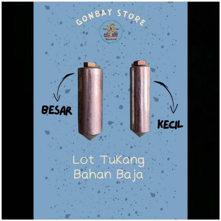 Lot Bandul Tukang Besi Ukur Bangunan Bahan Baja Ukuran Kecil dan Besar ...