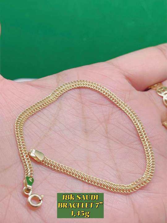 PAWNABLE 18k SAUDI GOLD SEDUSA BRACELET | Lazada PH
