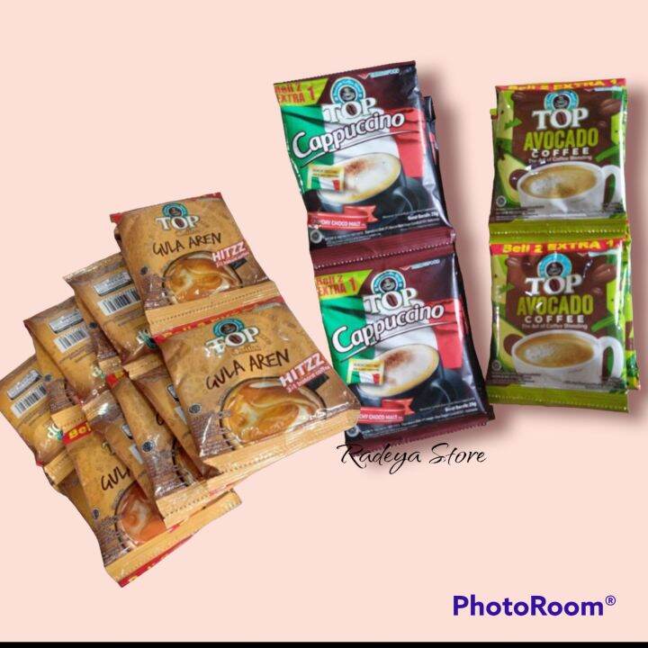 Kopi Instan TOP Cappuccino Baru / Top Kopi Cappuccino Renceng / Kopi ...