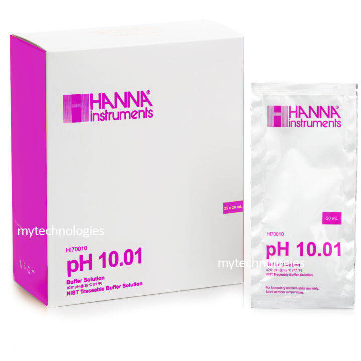 20ML - Hanna HI70010 pH 10.01 Buffer Solution PH Meter Calibration Hi 70010 | Lazada