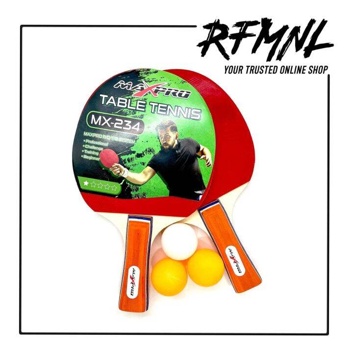 Maxpro MX-234 Table Tennis Racket Set | Lazada PH