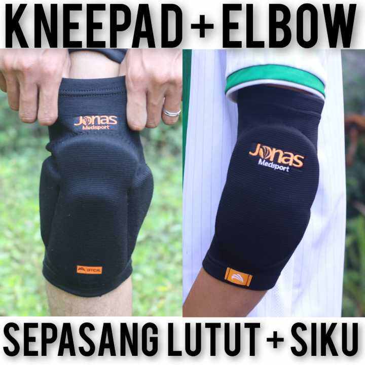 Kneepad Futsal Jonas Maxim V3 Hitam Elbowpad Jonas Neo Hitam Knee Pad ...