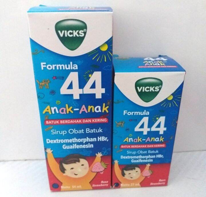 Vicks vick formula 44 anak-anak sirup syrup obat batuk 27ml dan 54ml ...