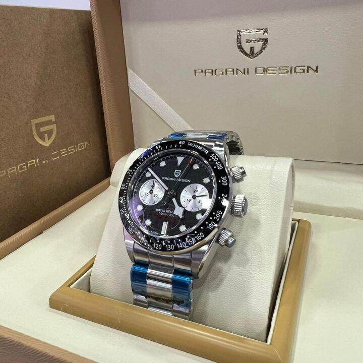 Pagani Design 39.5mm Men's Stainless Steel Quartz Watch PD-1718 | Lazada