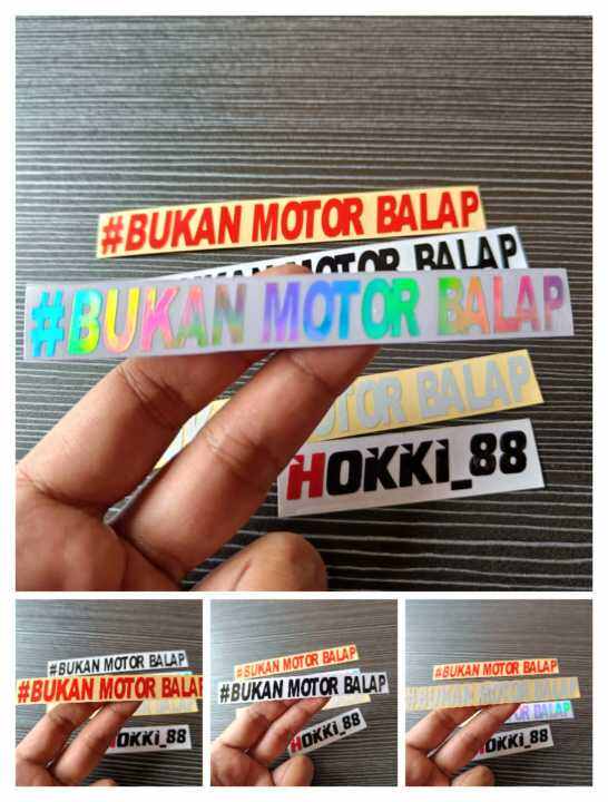 Sticker viral bukan motor balap stiker motor cutting | Lazada Indonesia