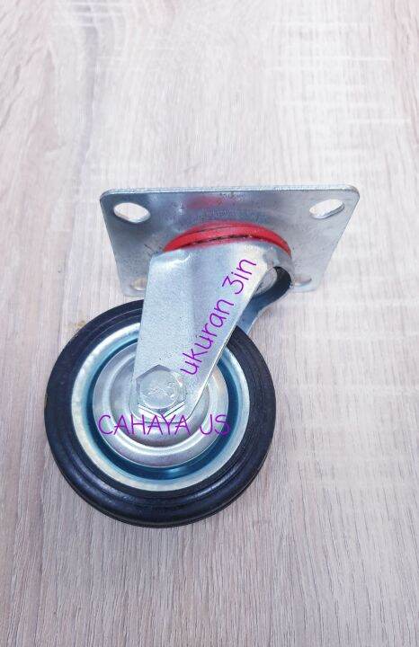 RODA KARET HIDUP 3IN/ RODA GEROBAK HIDUP / RODA SERBA GUNA/RODA KARET ...