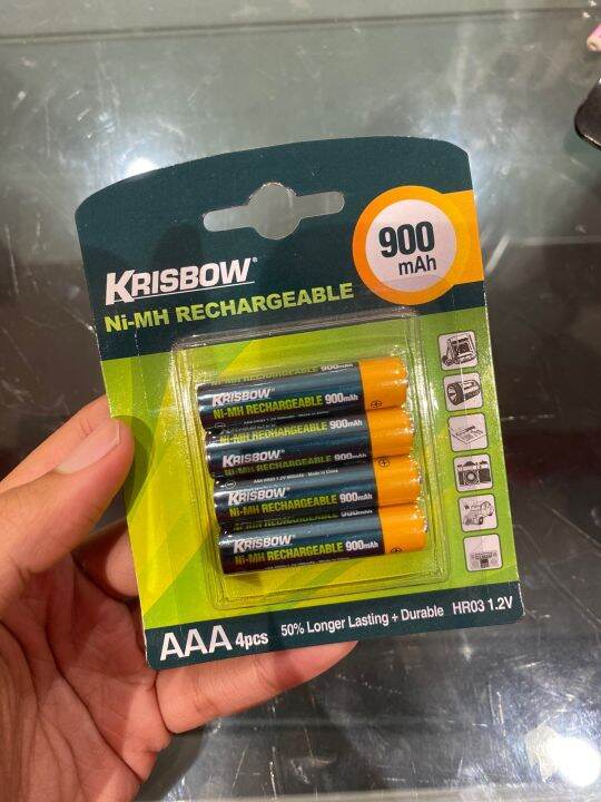 Krisbow Set Baterai Rechargeable/ Bisa Diisi Ulang Ukuran Aaa Dengan ...