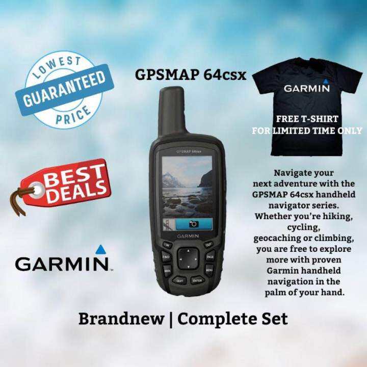 GPSMAP 64csx Handheld GPS device with 1 year warranty | Lazada PH