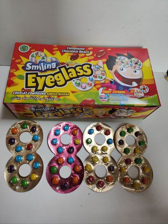 40 pcs permen smiling biru bentuk angka 8 | Lazada Indonesia