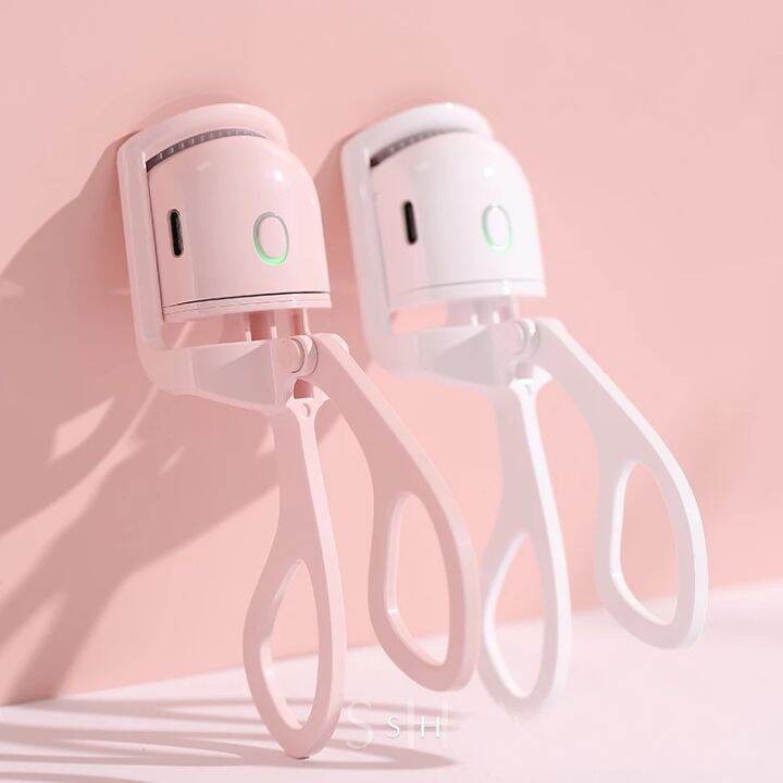 Hot!eyelash Curler Portable Electric Heated Comb Eye Lash Perm Long