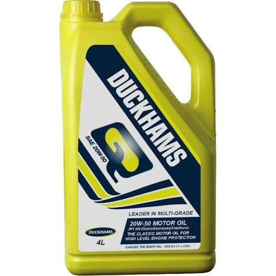 DUCKHAMS Q 20W50 ดั๊กแฮมส์ คิว น้ำมันเครื่องสำหรับเครื่องยนต์เบนซิน ...