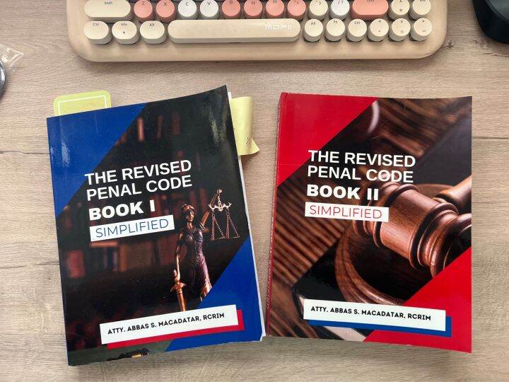 The Revised Penal Code, Book 1 and 2; Simplified, Discussion type book ...
