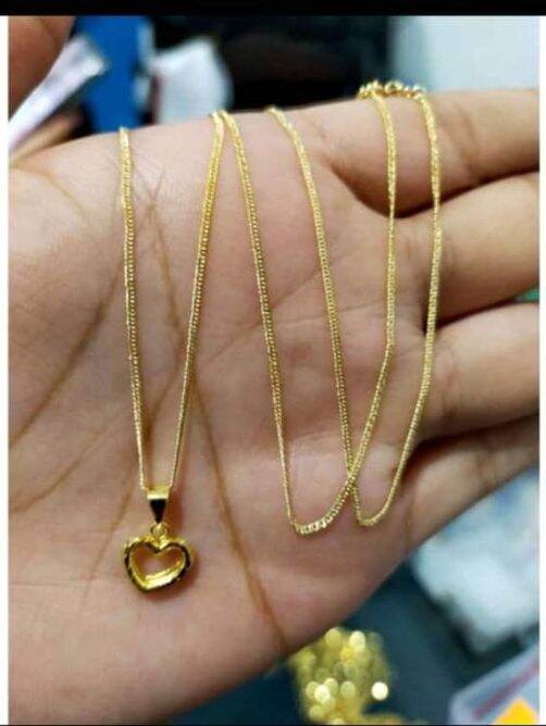 COD 18K HEART NECKLACE | Lazada PH