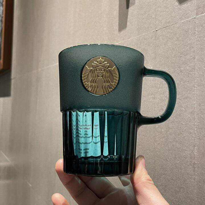 Starbuck Official Store Starbuck Dark Green Glass Authentic Nameplate