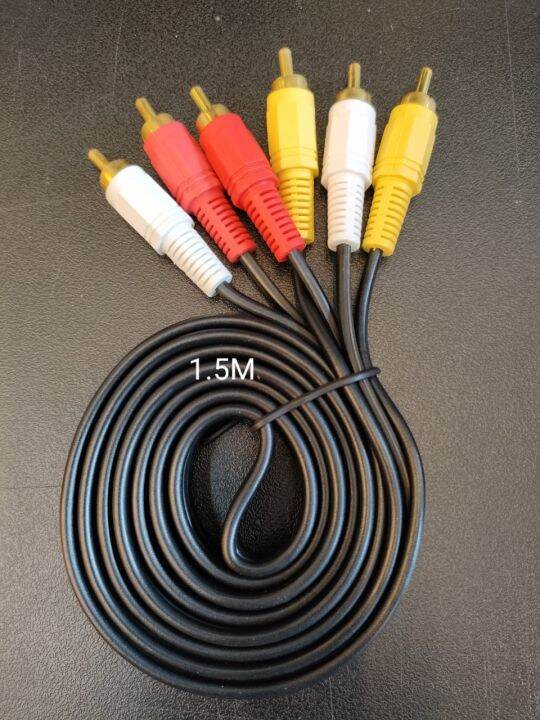 High Performance 3 to 3 Interconnect AV Cable (1.5M/3M/5M/15M) | Lazada