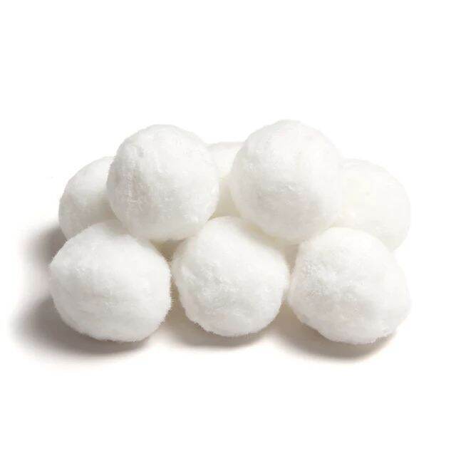 ☑️ Washable High Quality Fiber Balls Media Fiber Filter Media, for Sand ...