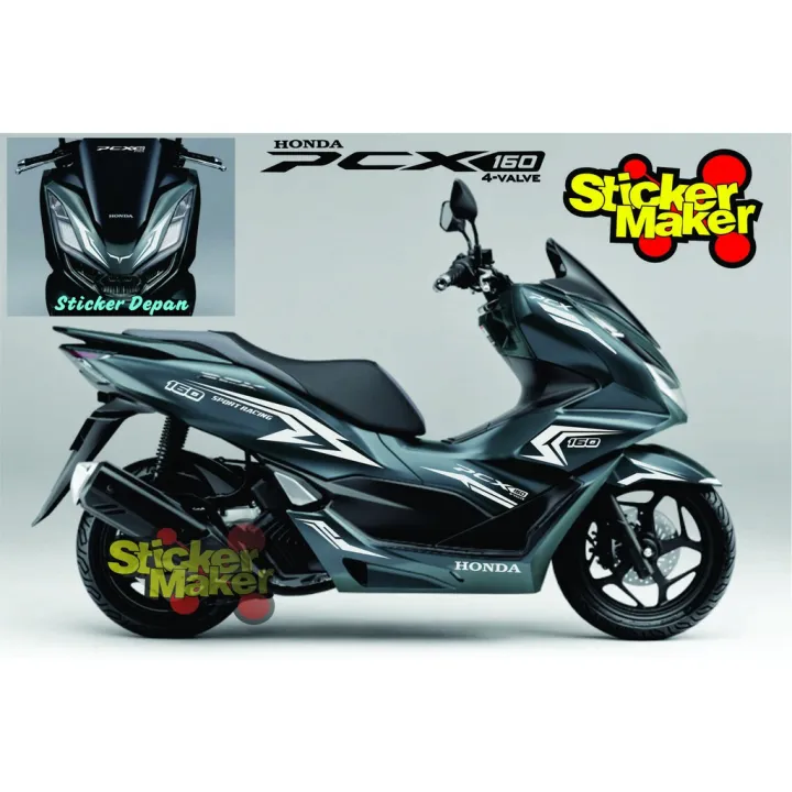 (COD) striping pcx 160, stiker cutting list bodi honda pcx 160 sticker ...