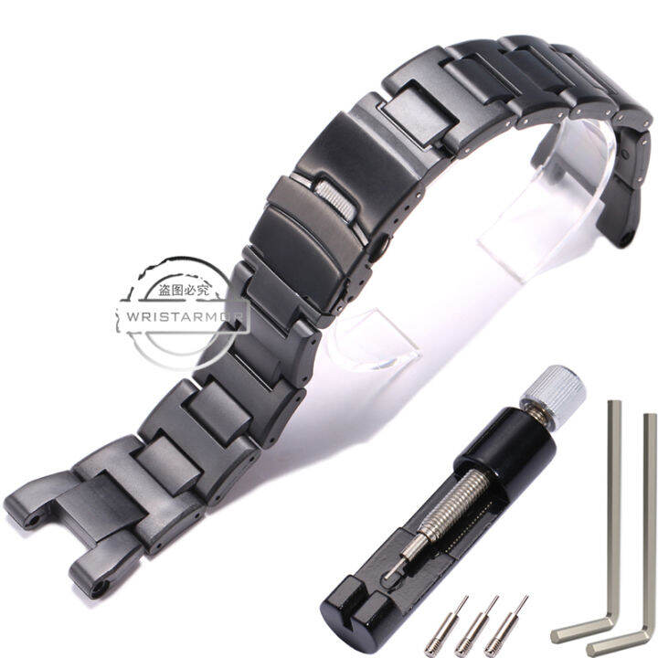 เหล็กพลาสติกสายอะไหล่สำหรับ Casio G Shock Gst S300 Gst 210 Gst B100 Gst