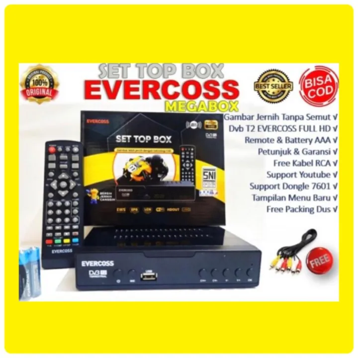 Evercoss STB Set Top Box Max | Pro Digital TV Receiver Full HD ...