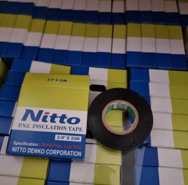 ISOLASI Nitto- Isolasi Listrik -Isolasi PVC Nitto 3/4 INC Lakban ...