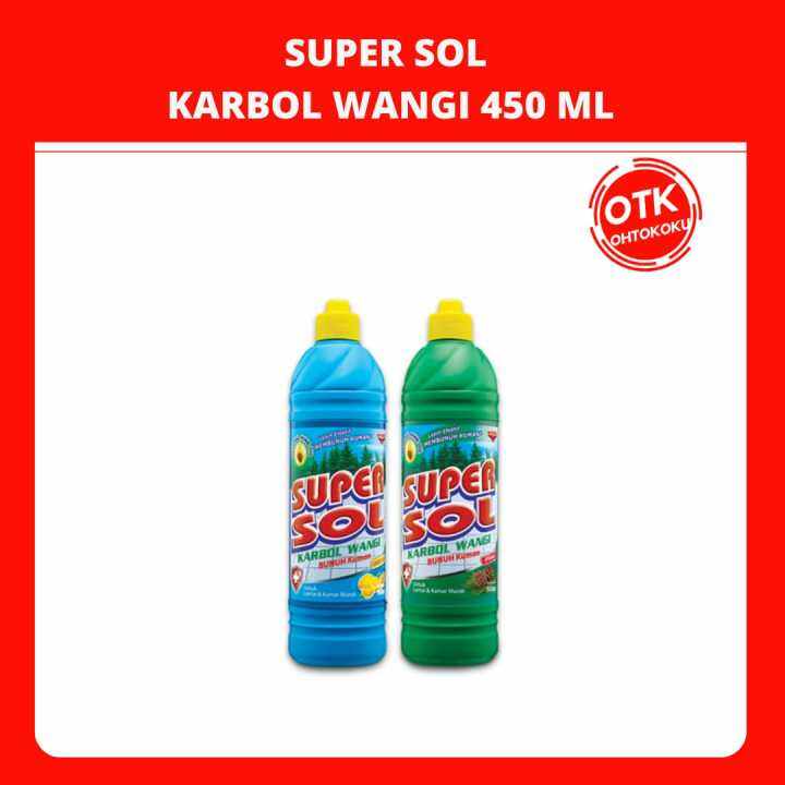 SUPERSOL KARBOL WANGI 450ML BOTOL | Lazada Indonesia