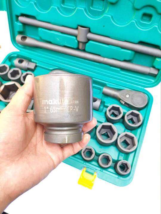 SOCKET WRENCH SET MAKUTE JAPAN 21MM TO 65MM 3/4 DRIVE SOCKET FOR HEAVY ...