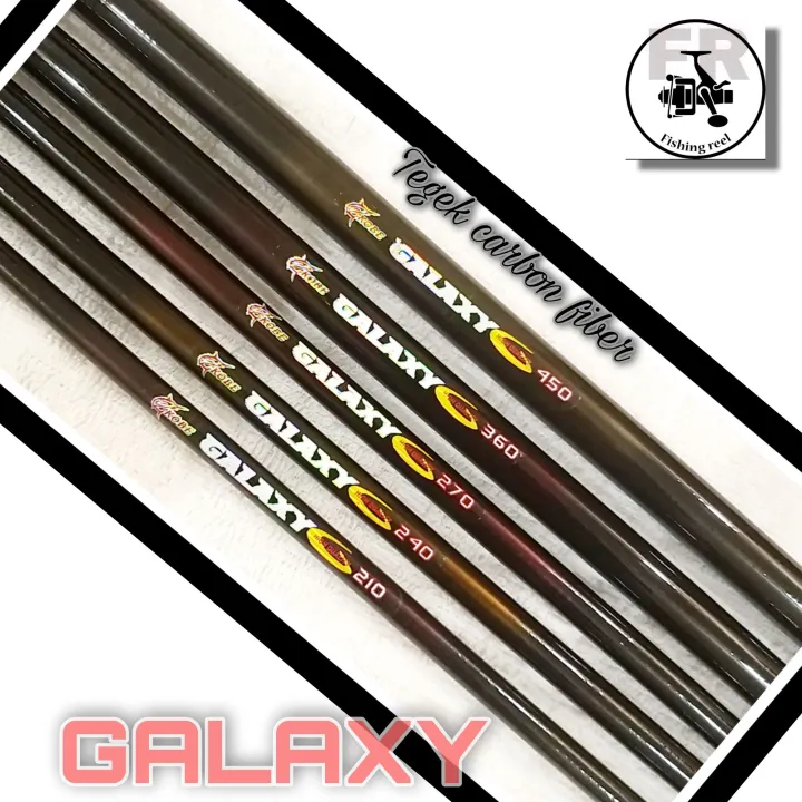 Tegek galaxi carbon fiber 210, 240, 270, 360, 460 cm | Lazada Indonesia