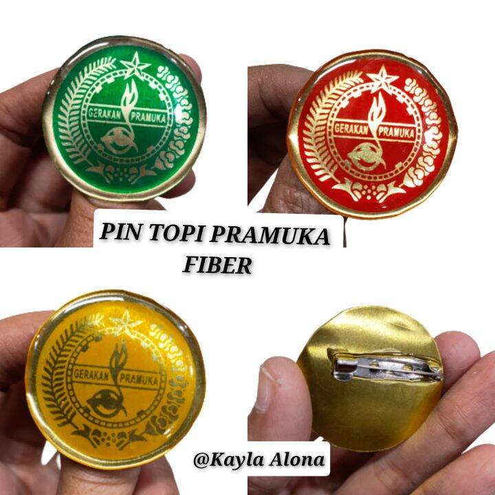PIN TOPI PRAMUKA ( FIBER ) untuk PUTRI | Lazada Indonesia