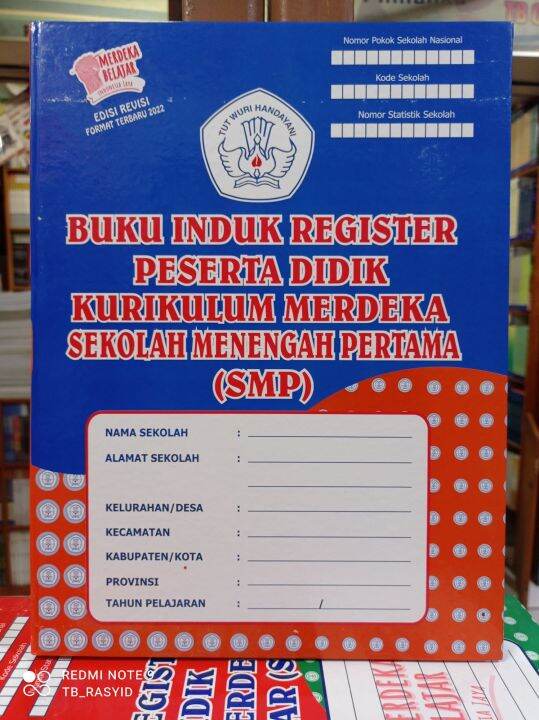 BUKU INDUK REGISTER PESERTA DIDIK KURIKULUM MERDEKA SMP | Lazada Indonesia