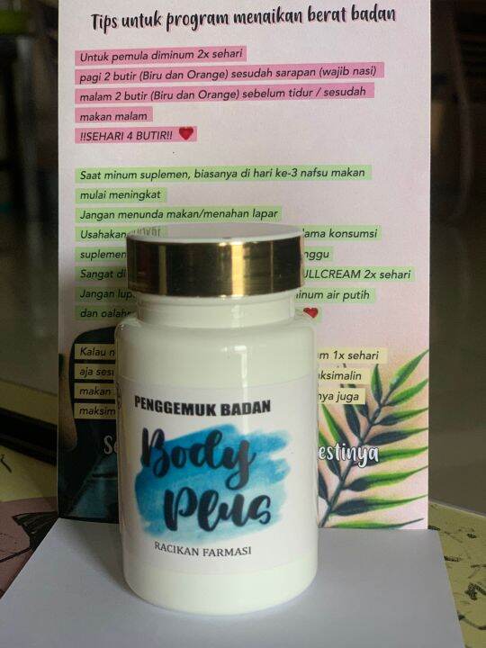 BODY PLUS PENGGEMUK BADAN | OBAT GEMUK AMPUH ISI 60 | Lazada Indonesia