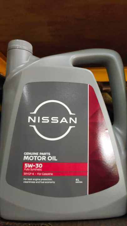 NISSAN ENGINE OIL SP/GF6 FULLY SYNTHETIC 5W30 + OIL FILTER/ MINYAK ...